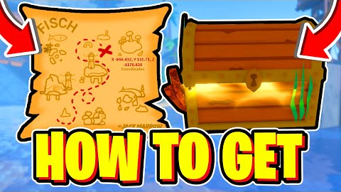 How To GET TREASURE MAPS & FIND TREASURE CHEST LOCATIONS In Fisch! Roblox